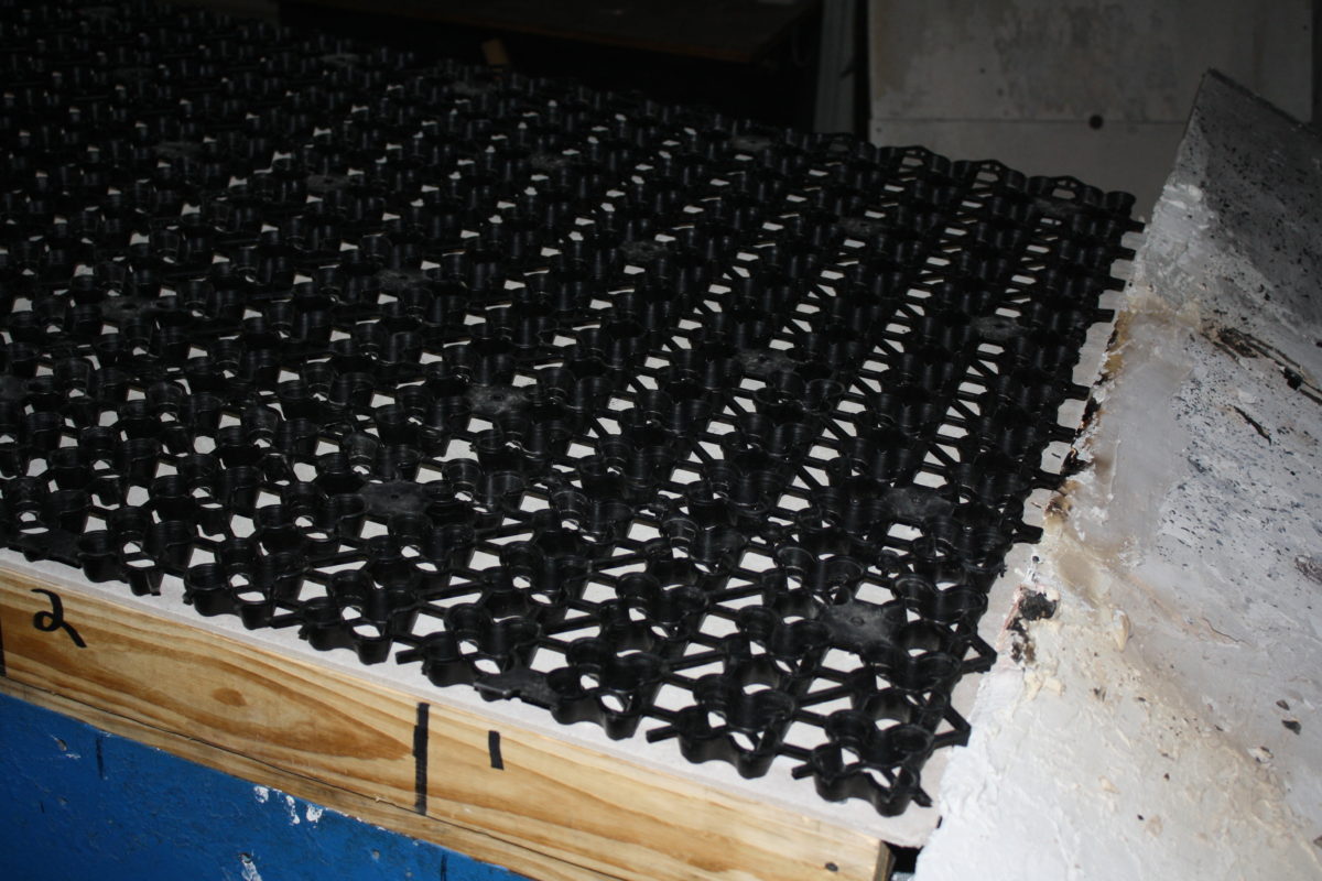 AirDrain Drainage 120k sqft. Synthetic Grass Roof Top Soccer Field ...